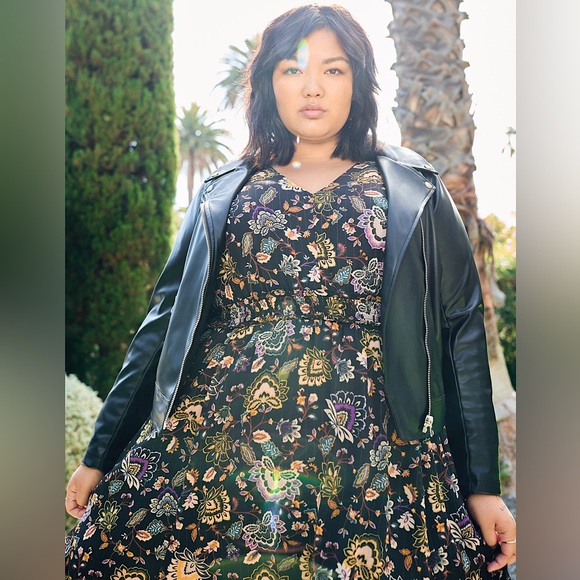 torrid | Jackets & Coats | Nwt Torrid Vegan Leather Asymmetrical Deep ...